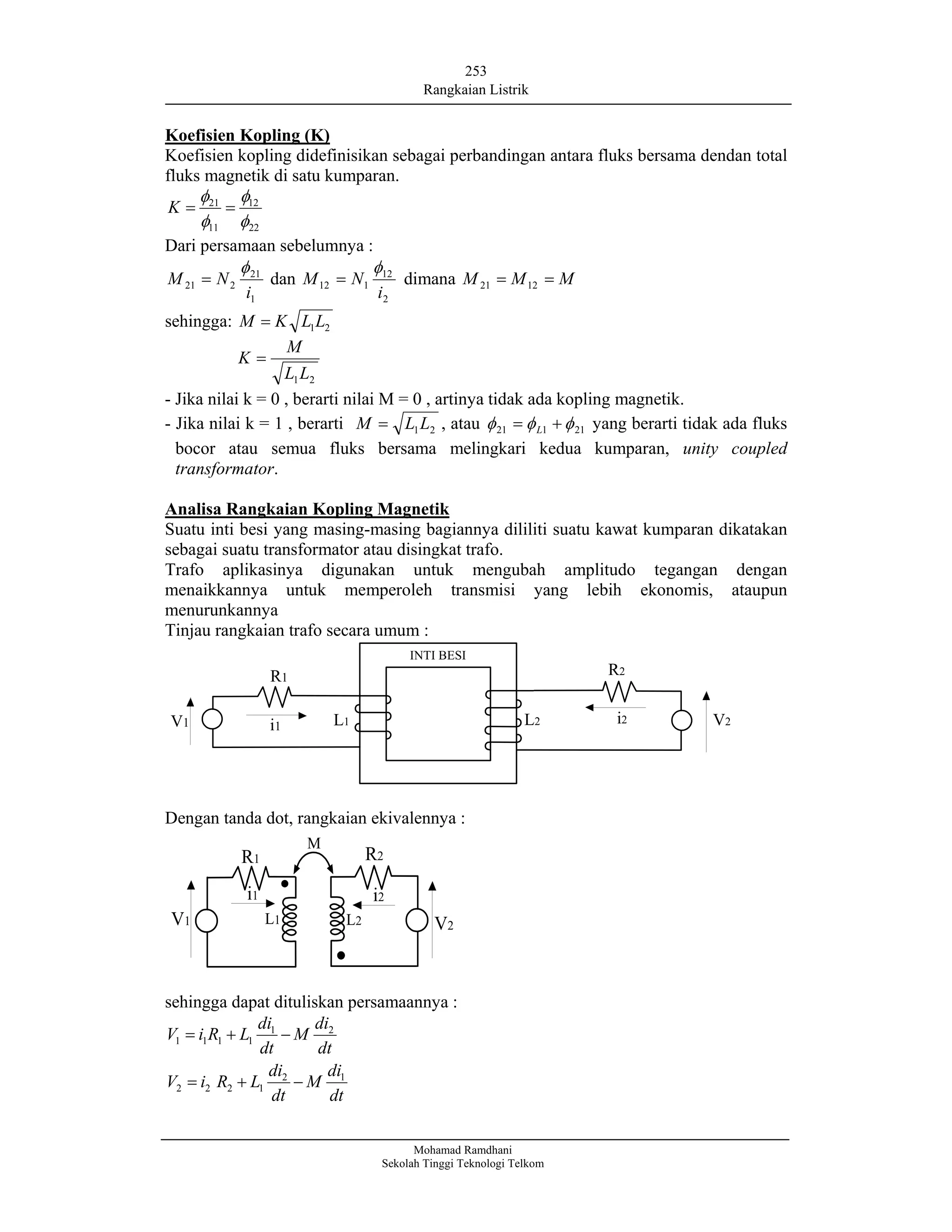 Rangkaian listrik ( revisi) mohamad ramdhani | PDF