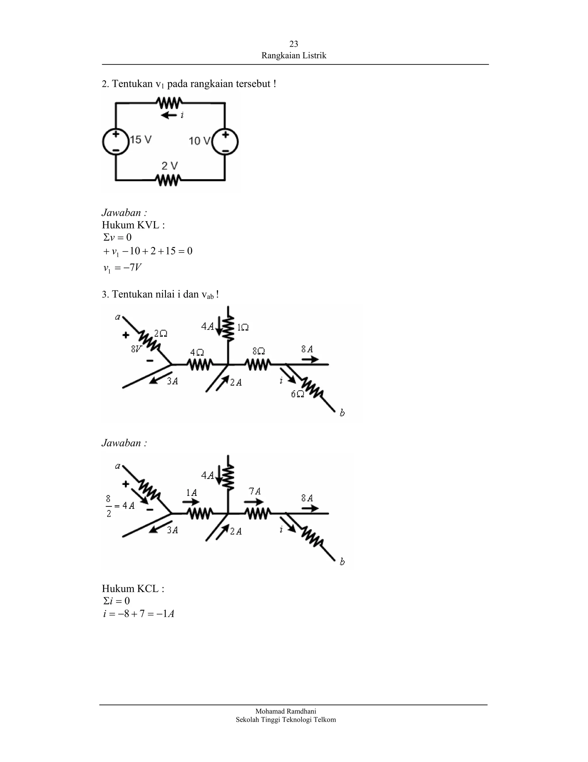 Rangkaian listrik ( revisi) mohamad ramdhani | PDF