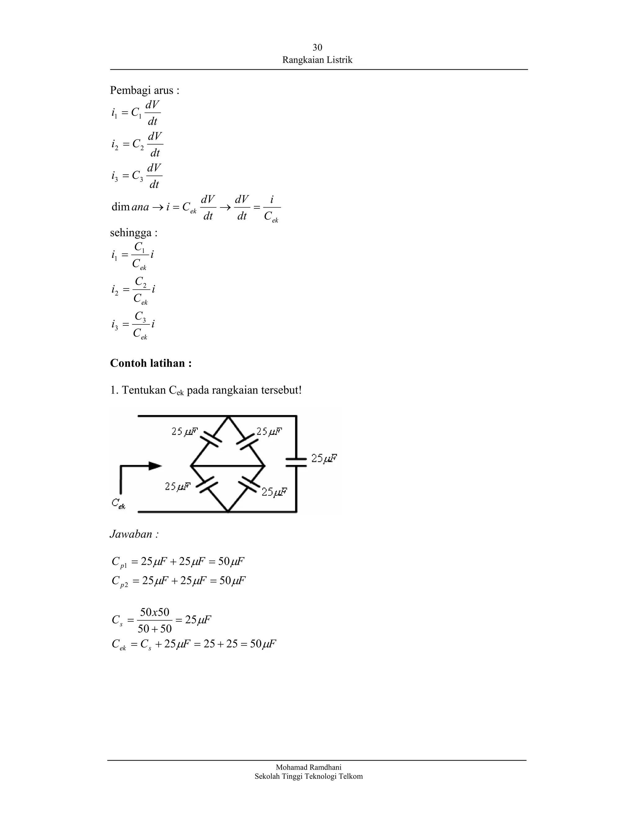 Rangkaian listrik ( revisi) mohamad ramdhani | PDF
