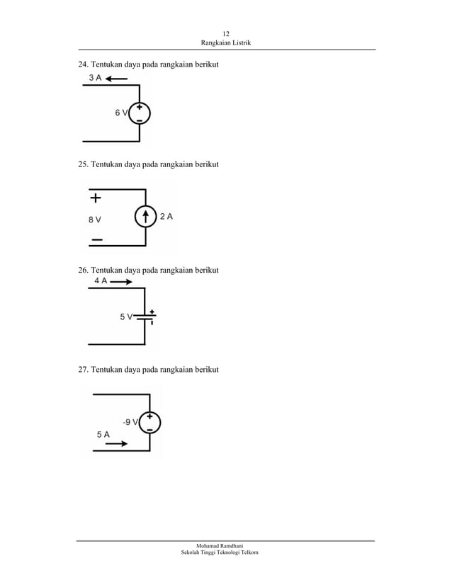 Rangkaian listrik ( revisi) mohamad ramdhani | PDF