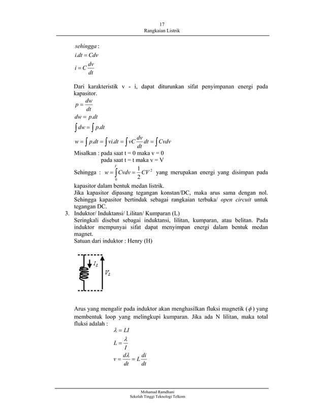 Rangkaian listrik ( revisi) mohamad ramdhani | PDF