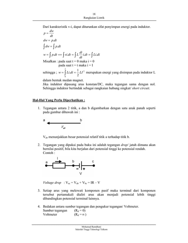 Rangkaian listrik ( revisi) mohamad ramdhani | PDF