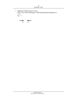 Rangkaian listrik ( revisi) mohamad ramdhani | PDF