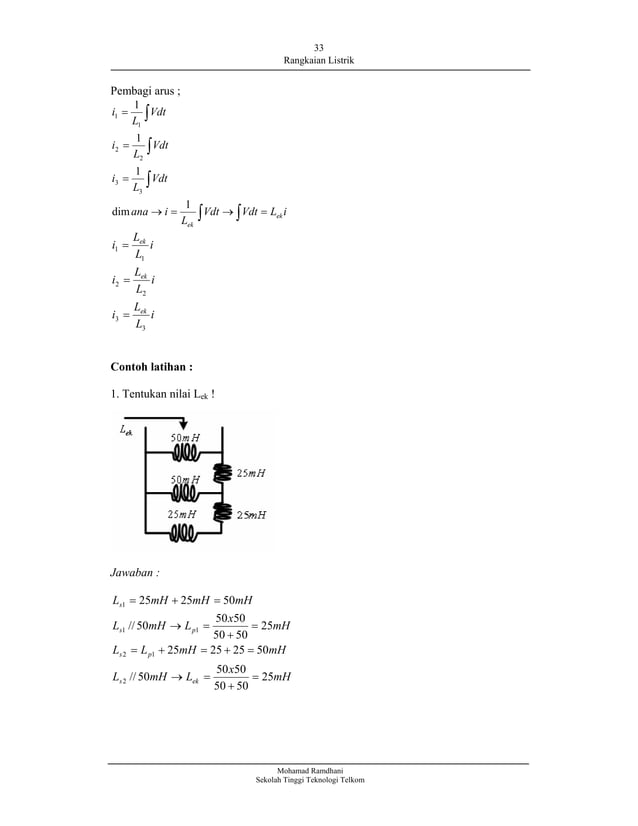Rangkaian listrik ( revisi) mohamad ramdhani | PDF
