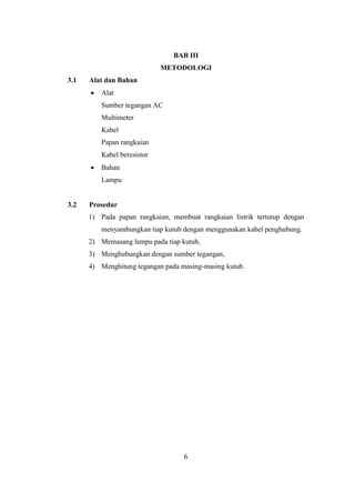 Rangkaian listrik tertutup_loop(Closeloop) | PDF