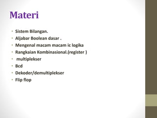 Rangkaian logika | PPTX