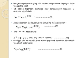 RANGKAIAN PENYEARAH GELOMBANG (RECTIFIER)_FIX.ppt