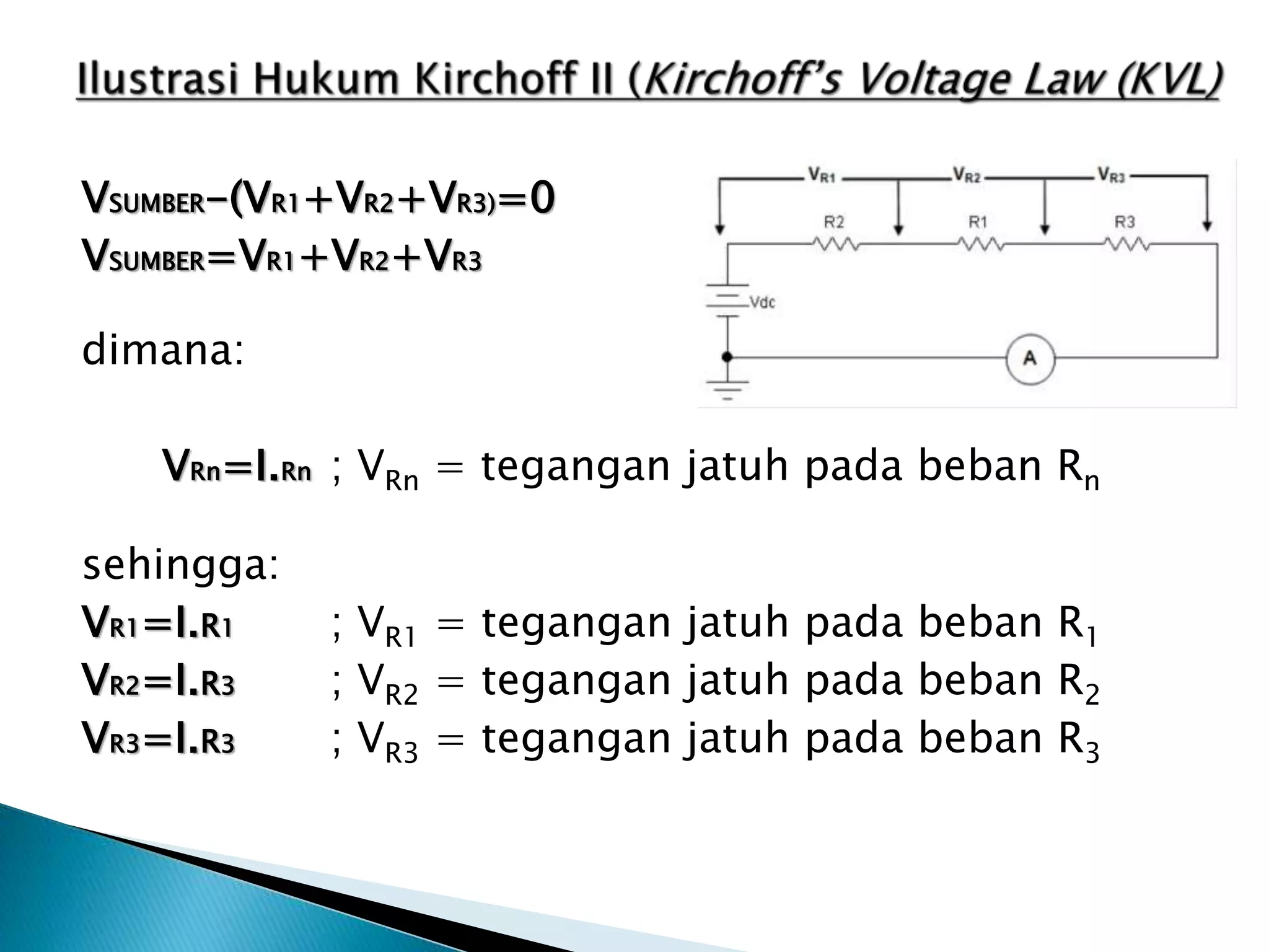 Rangkaian resistor, hukum ohm.ppt