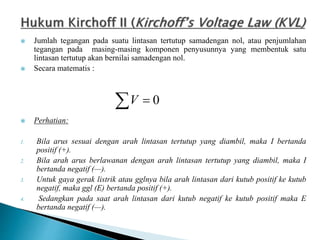 Rangkaian resistor, hukum ohm.ppt