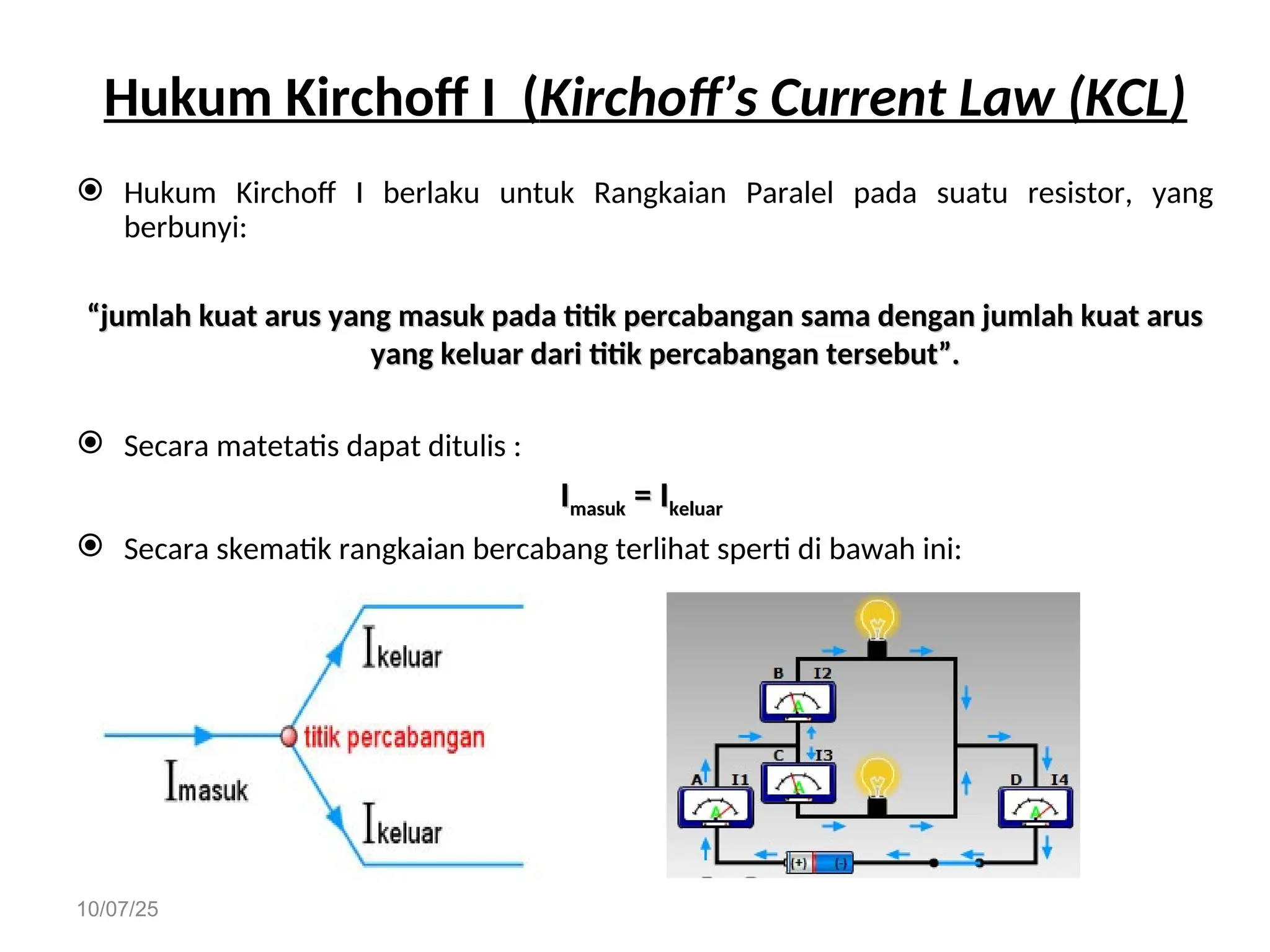 Rangkaian resistor, hukum ohm,kirchoff.ppt