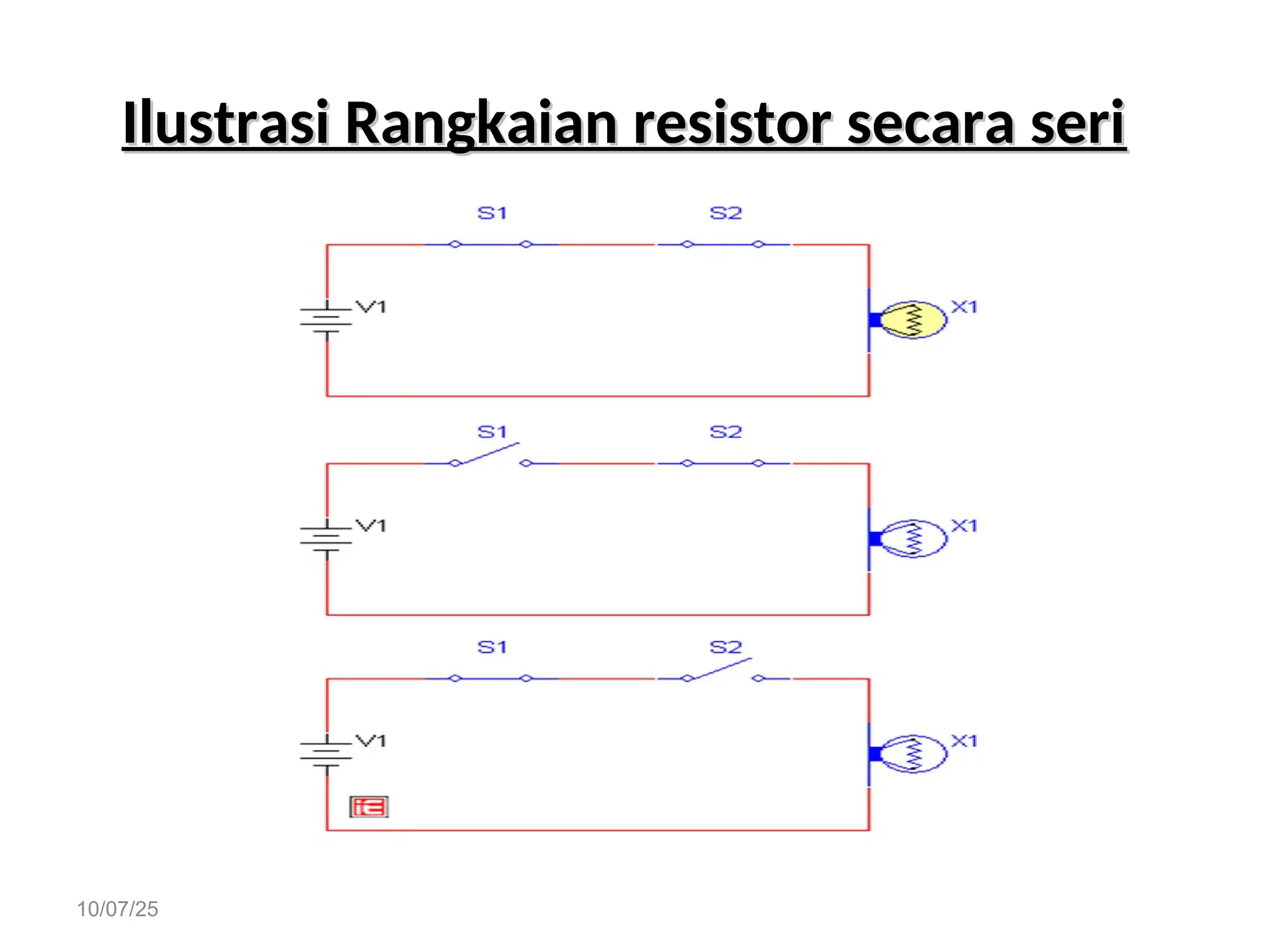 Rangkaian resistor, hukum ohm,kirchoff.ppt