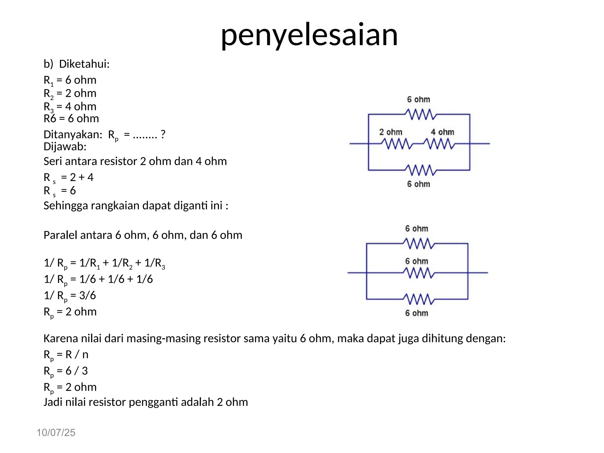 Rangkaian resistor, hukum ohm,kirchoff.ppt