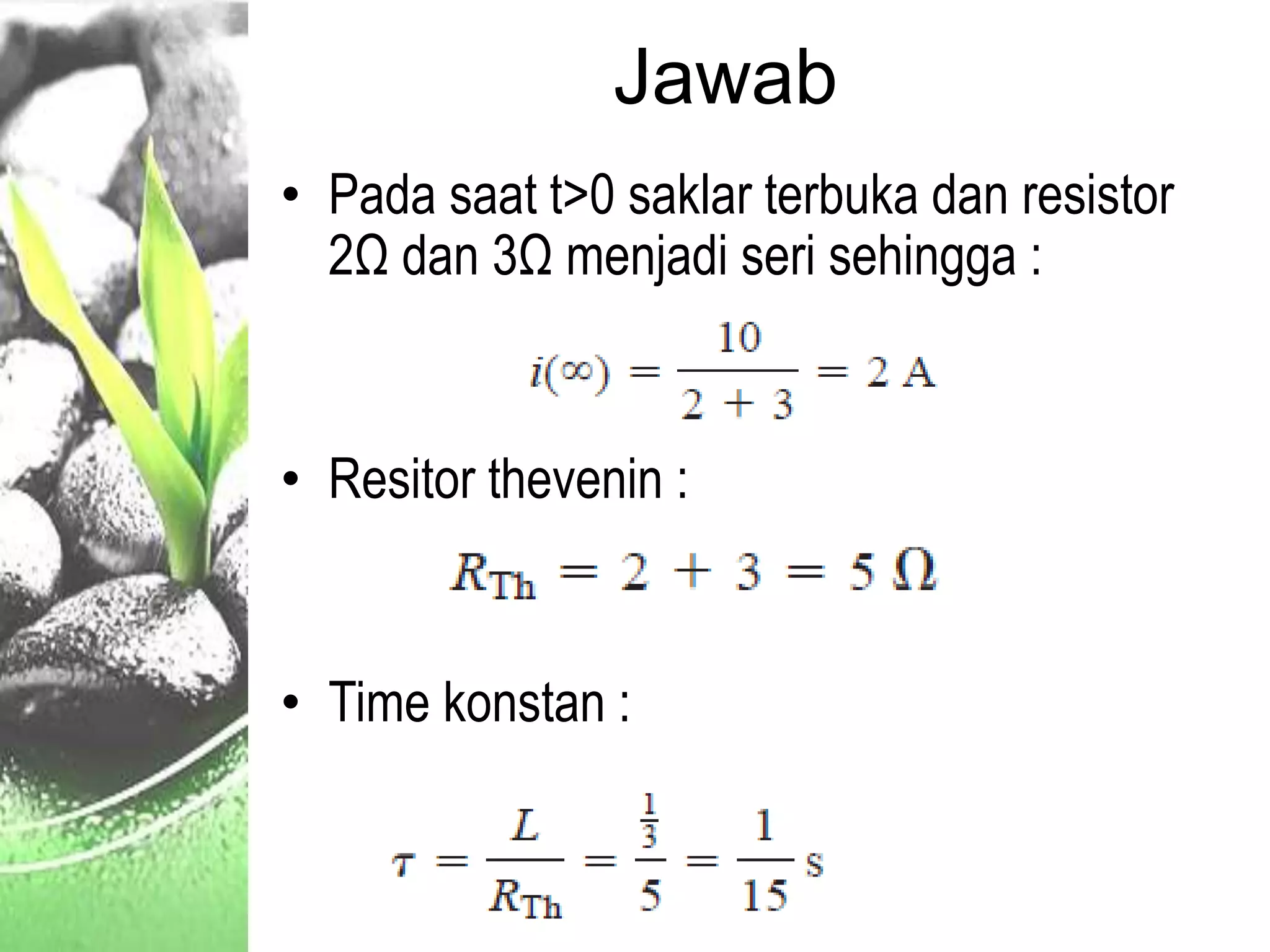 Rangkaian RL dengan sumber | PPTX