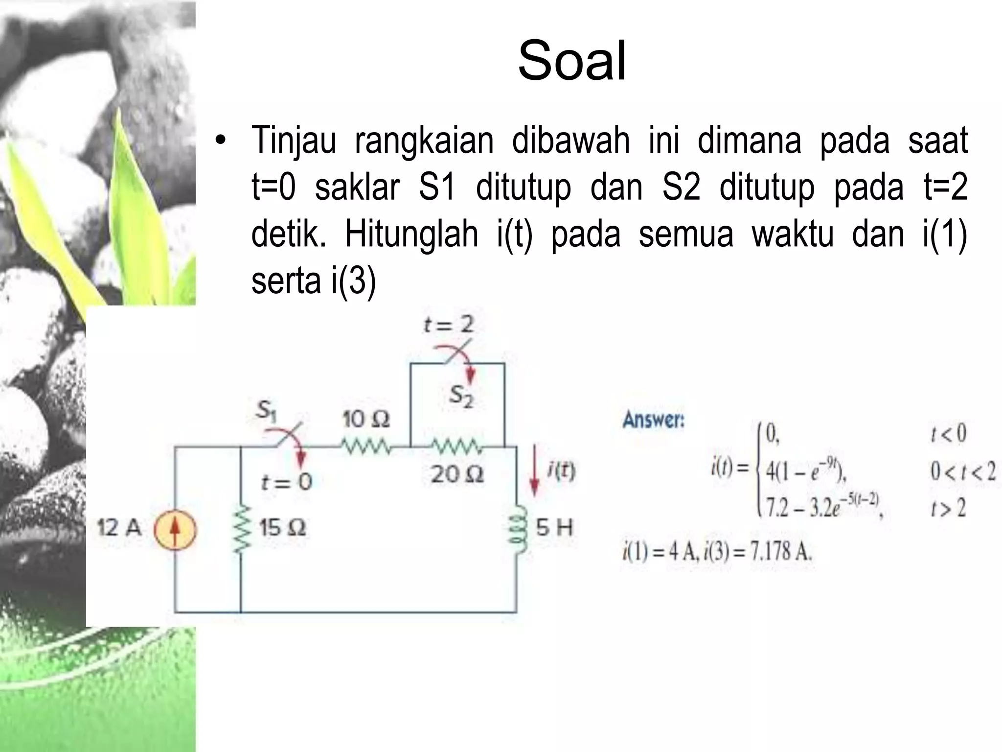 Rangkaian RL dengan sumber | PPTX