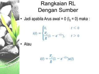 Rangkaian RL dengan sumber | PPTX