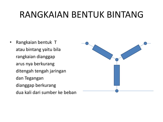 Rangkaian segitiga dan bintang | PPTX