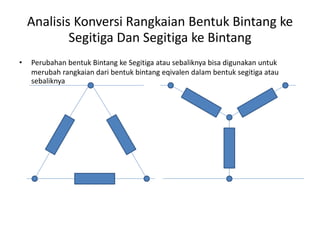 Rangkaian segitiga dan bintang | PPTX