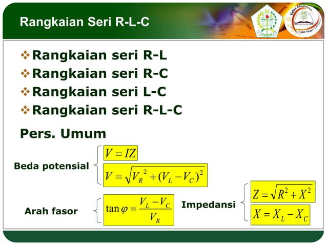 Rangkaian Seri R-L-C dan Resonansi | PPTX