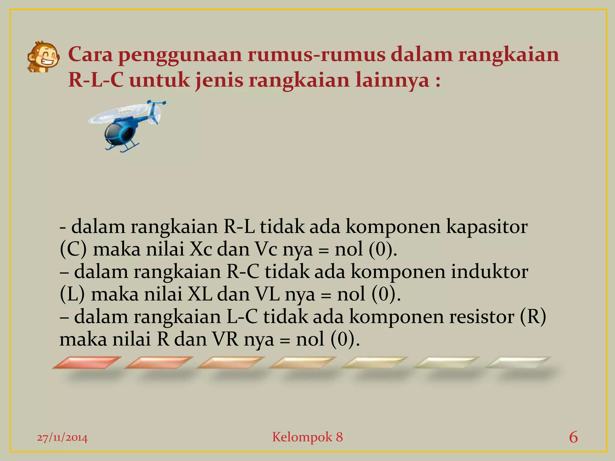 Rangkaian seri r l c | PPTX