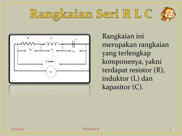 Rangkaian seri r l c | PPTX