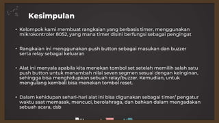 Rangkaian timer up & down | PPTX