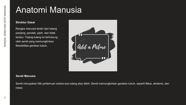 RANGKA, SENDI DAN OTOT MANUSIA bagian satu | PPTX