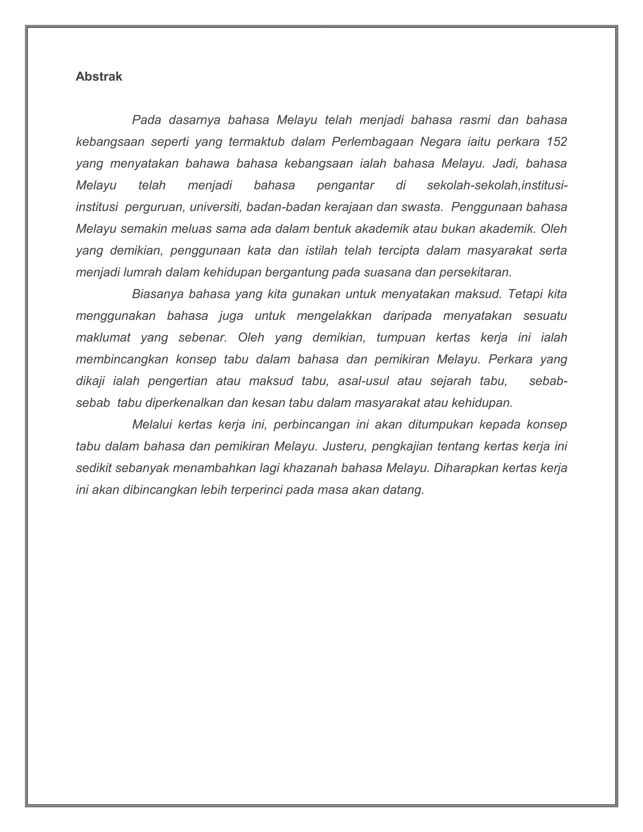 Rangka tugasan | DOCX