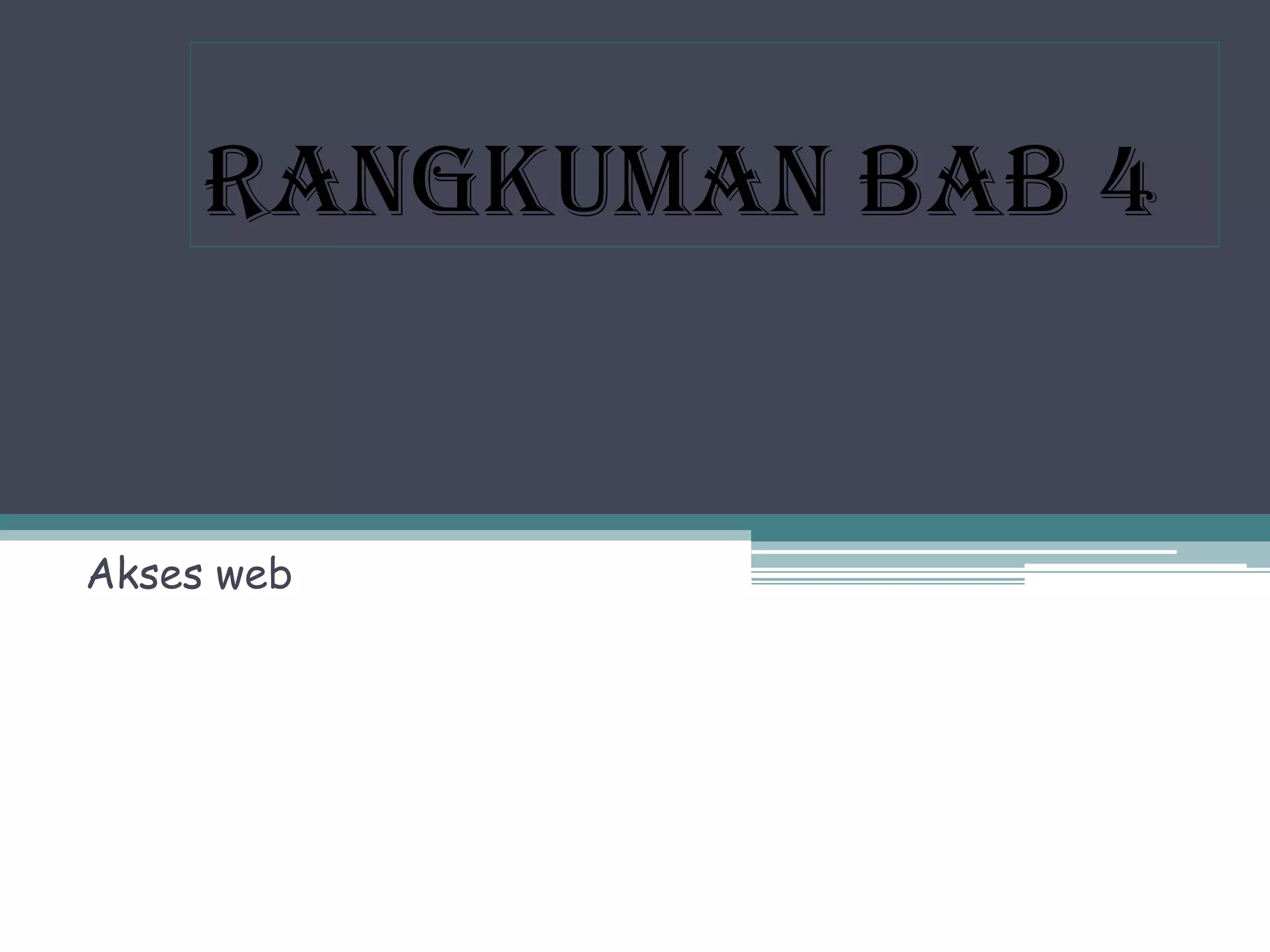 Rangkuman bab 4 ibkar (93) | PPTX