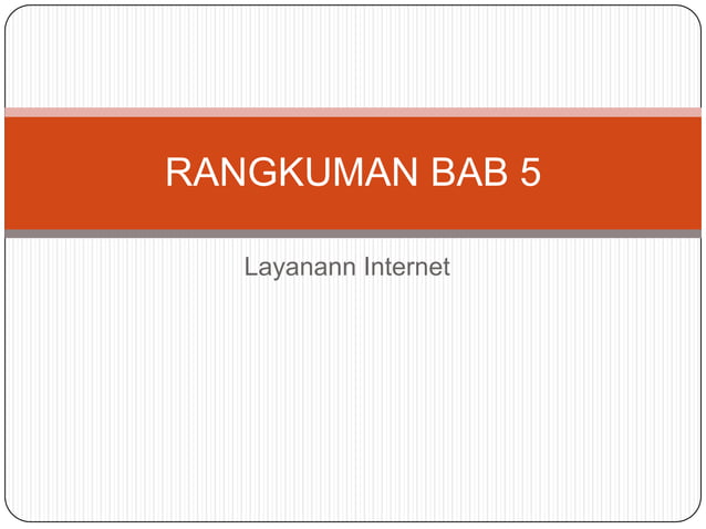 Rangkuman bab 5 | PPT