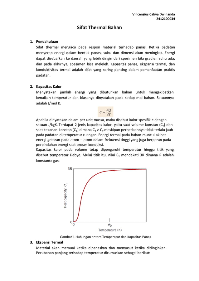 Sifat Optik dan Termal Material | PDF