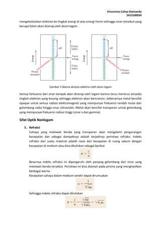 Sifat Optik dan Termal Material | PDF