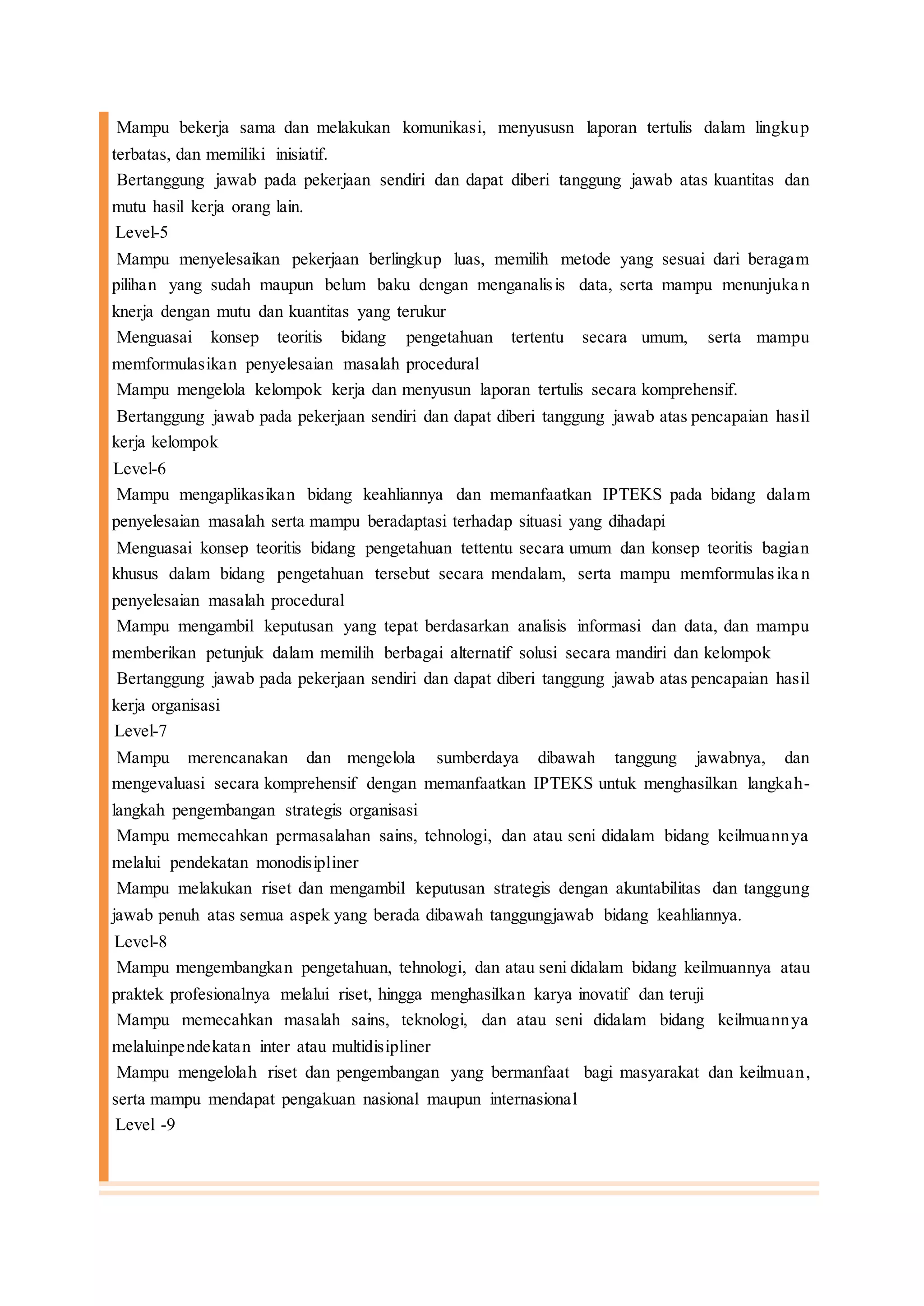 Rangkuman kkni | DOCX