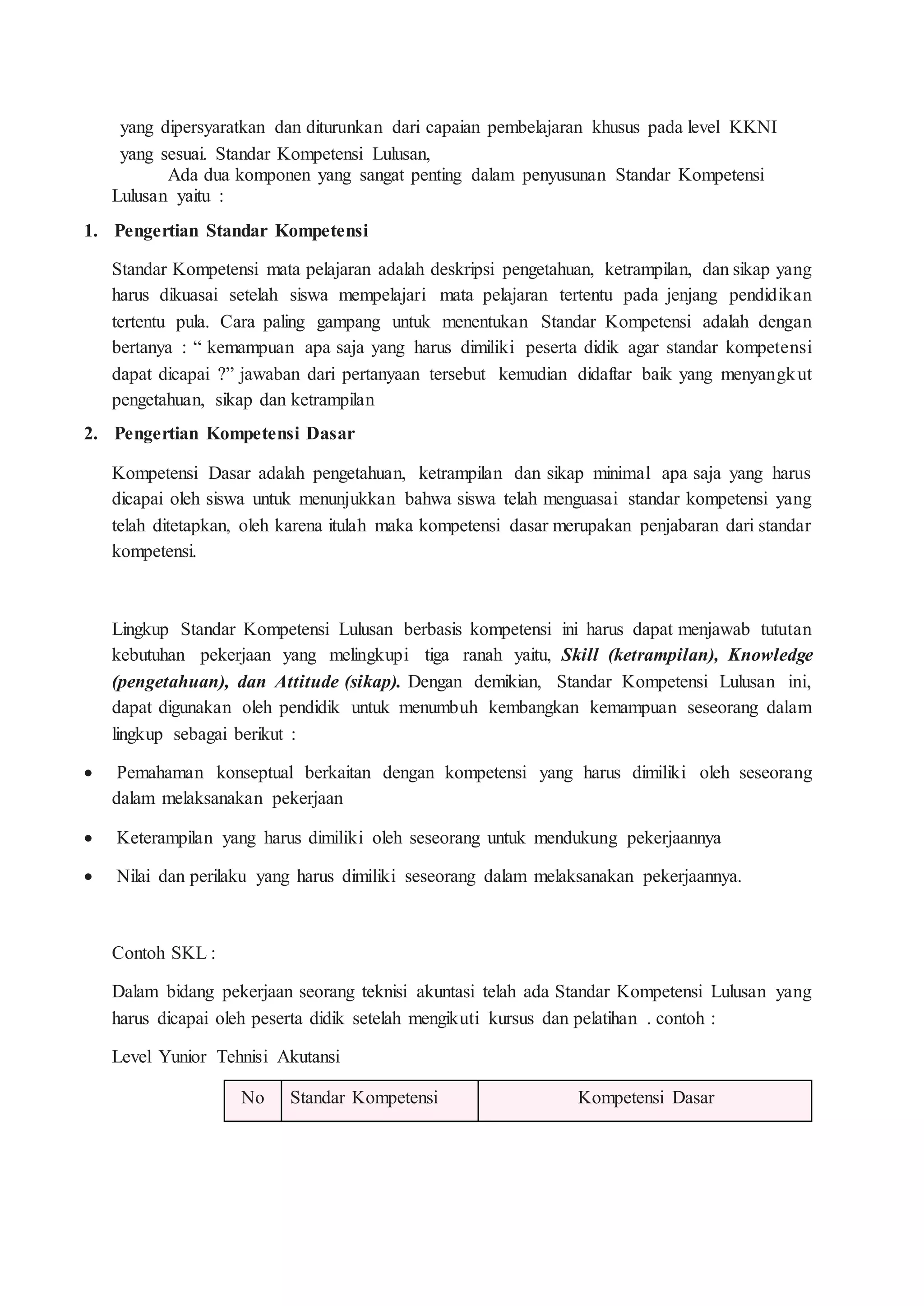 Rangkuman kkni | PDF