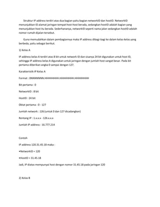 Rangkuman materi ip address dinar imanda | PDF