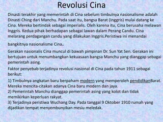 Rangkuman Materi UAS ' Sejarah Asia Timur ' | PPTX