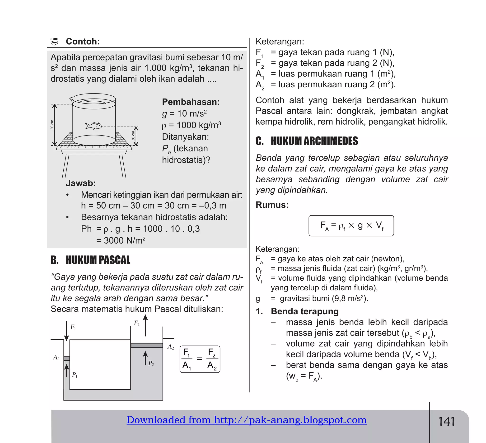 Rangkuman materi un ipa smp fisika biologi dan kimiarevised | PDF