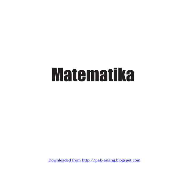 Rangkuman materi un matematika smp revised | PPT