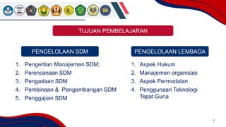 [RANGKUMAN] PAPARAN Modul 4 Manajemen SDM dan Lembaga.pptx