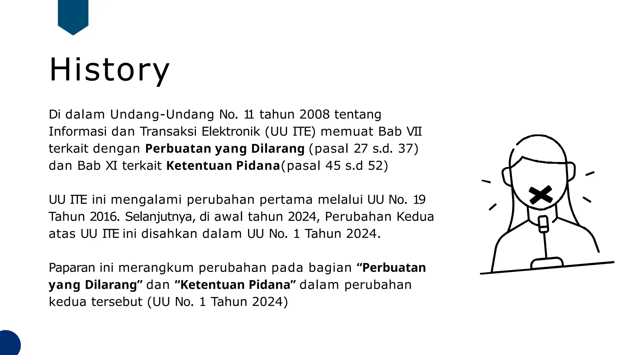 Rangkuman Perbuatan Yang Dilarang dan Ketentuan Pidana - Revisi UU ITE ...