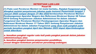 RANGKUMAN PERMENPAN 1 TAHUN 2023 KINERJA PNS.pptx