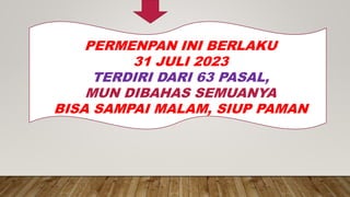 RANGKUMAN PERMENPAN 1 TAHUN 2023 KINERJA PNS.pptx