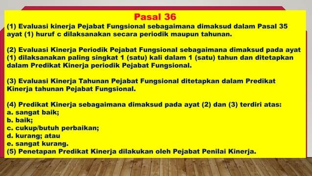 RANGKUMAN PERMENPAN 1 TAHUN 2023 KINERJA PNS.pptx