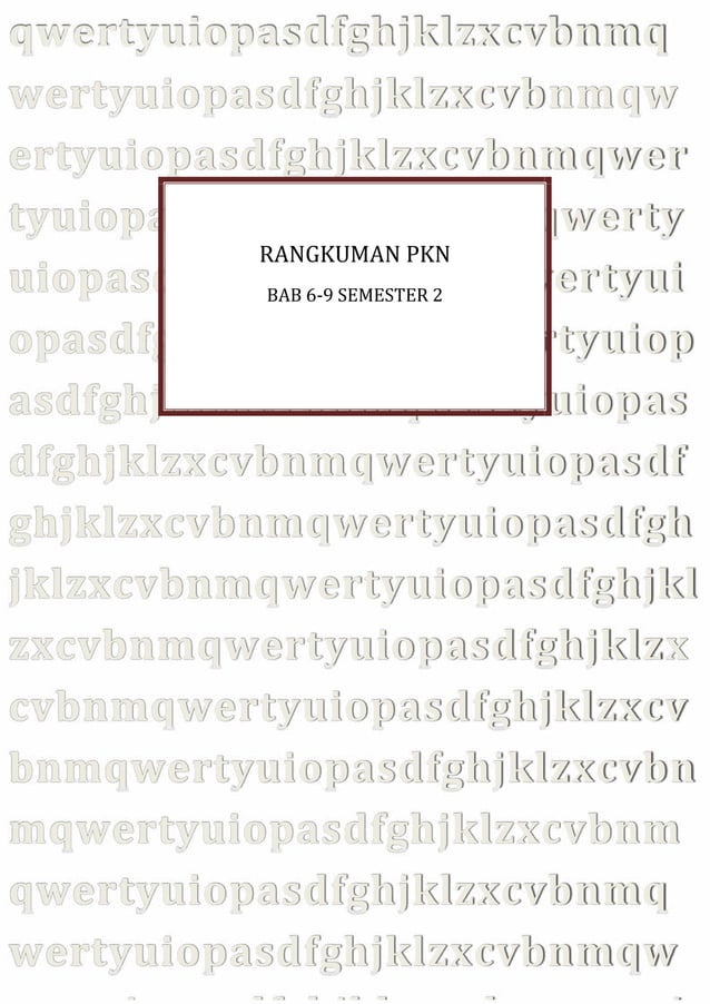 Rangkuman pkn smt 2 kelas 11 | PDF