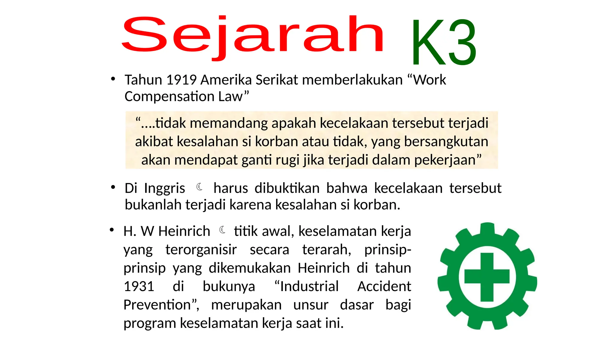 Dasar-dasar K3 Keselamatan Kerja di Indo | PPT