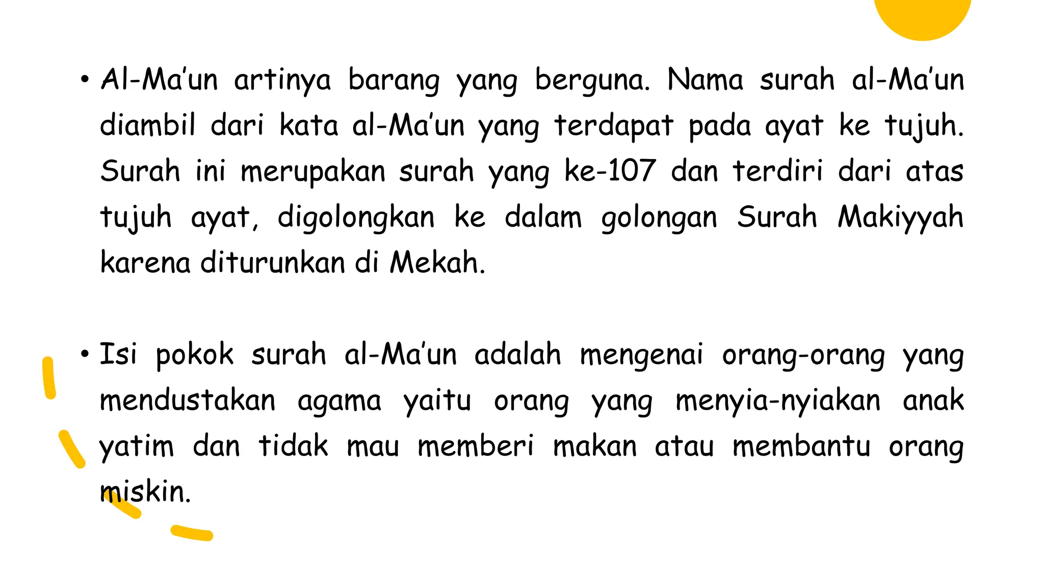 RANGKUMAN SURAH AL-MAUN KELAS 5 BAB 1.pptx