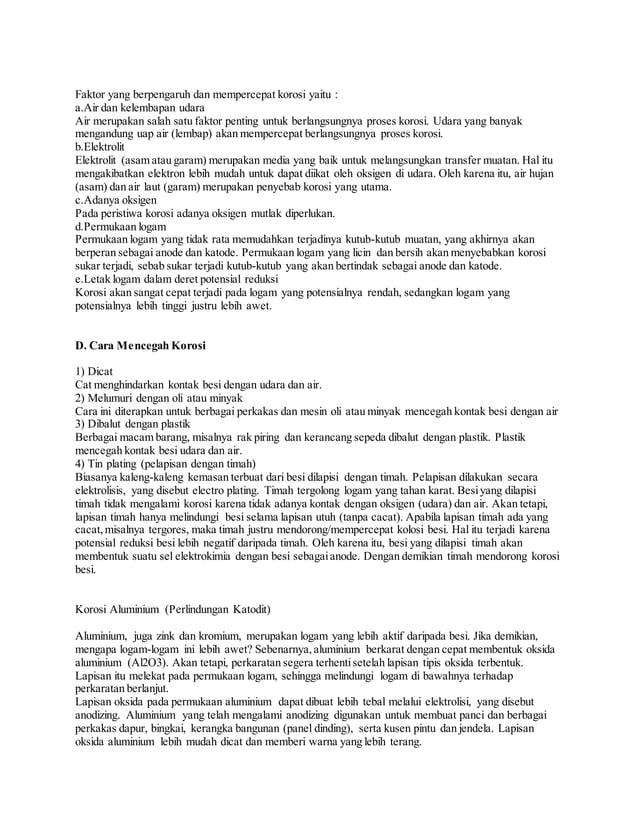 Rangkuman tugas kimia | PDF