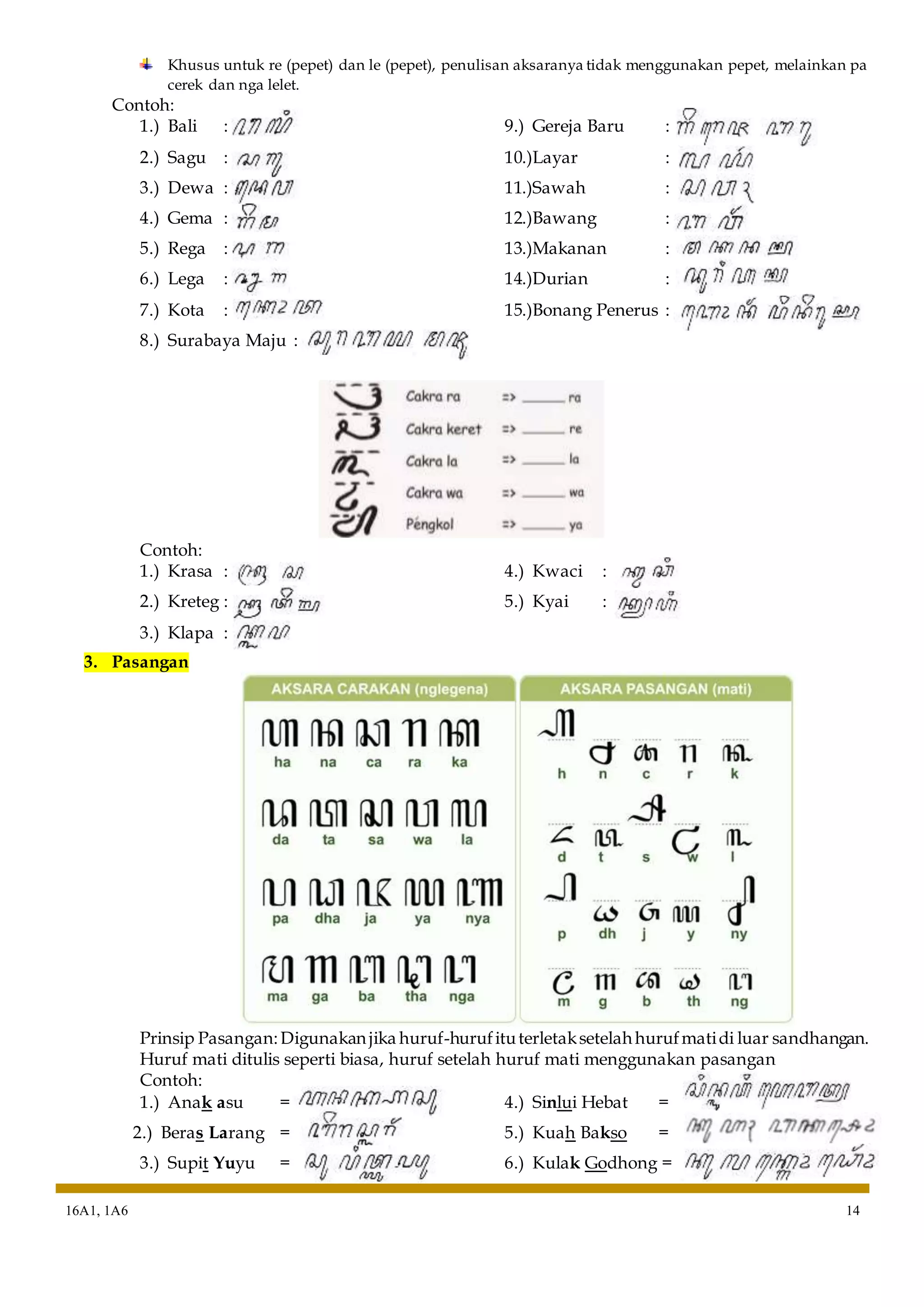 Rangkuman Materi Bahasa Jawa SMA Tahun 2020 | DOCX