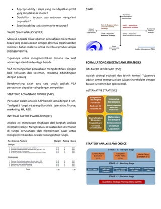 Rangkuman uts manajemen strategi | PDF