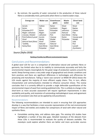 Life cycle assessment of Wool | PDF
