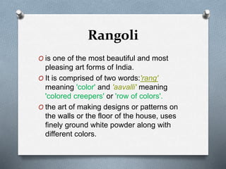 Rangoli 3rd quarter | PPTX